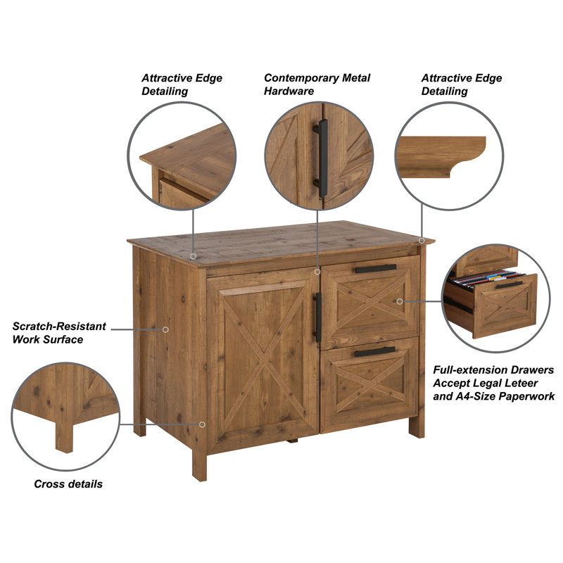 Laurel Foundry Modern Farmhouse Tellier 2 Drawer Lateral Filing Cabinet Reviews Wayfair